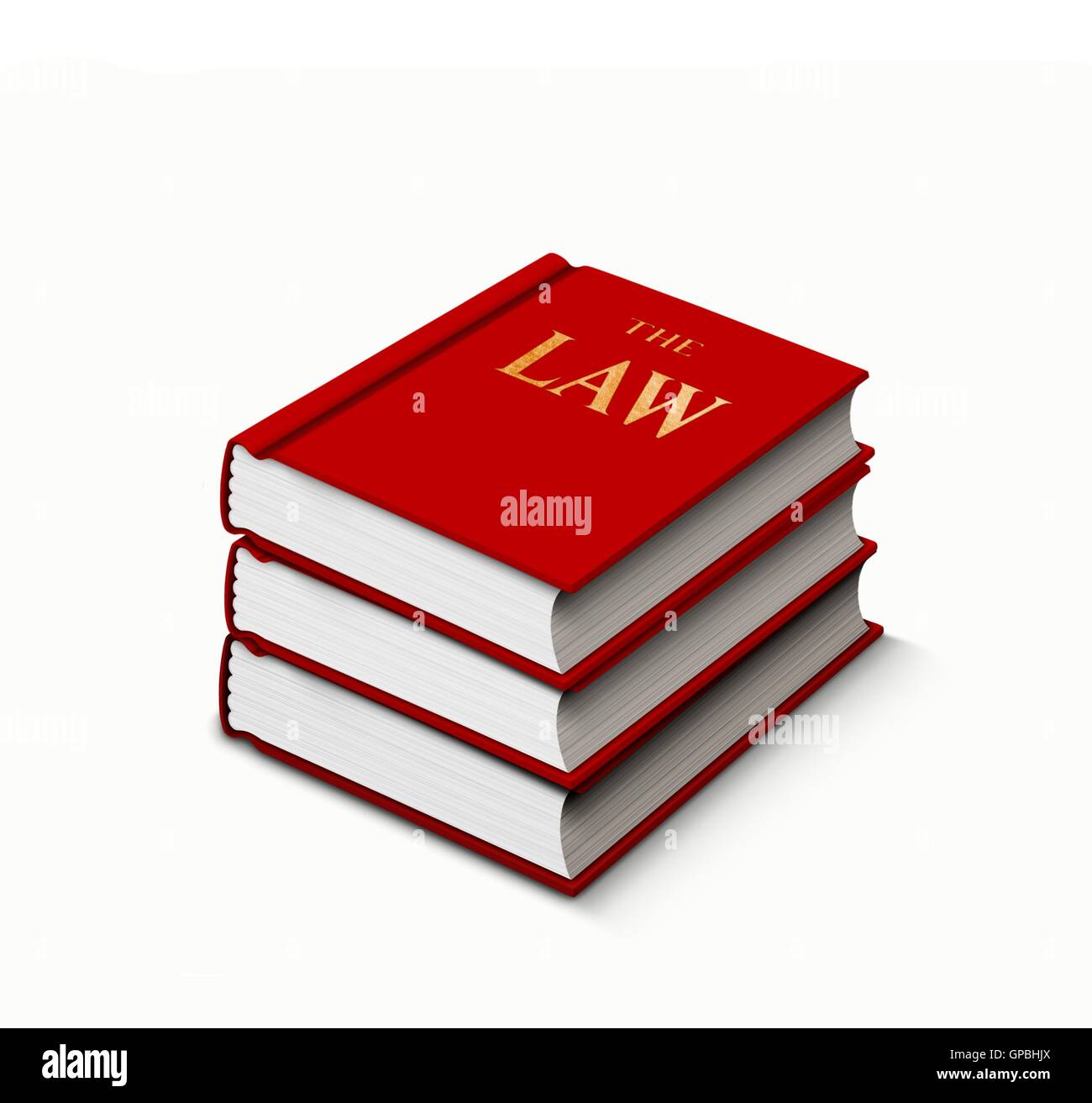 Books of law stack Stock Photo - Alamy