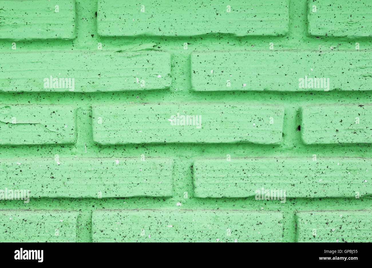 green brick wall texture background Stock Photo - Alamy