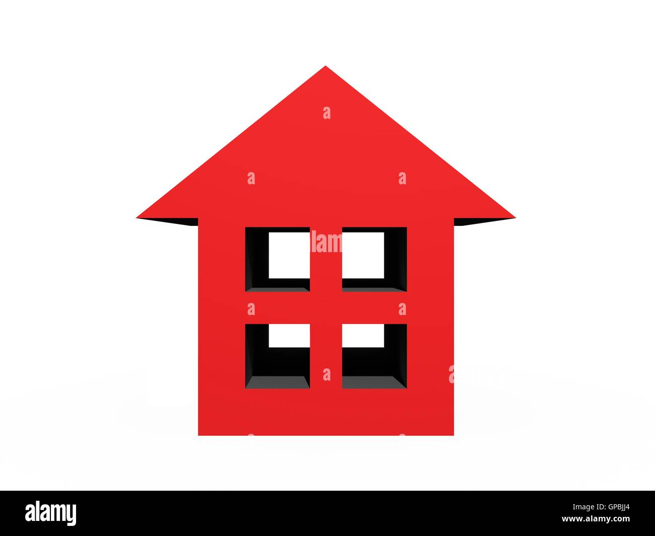 3d house hi-res stock photography and images - Alamy