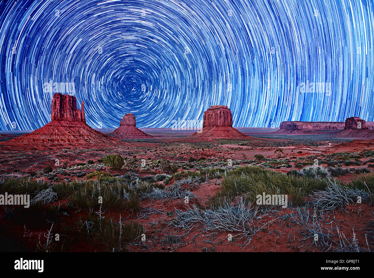 Beautiful Monument Valley Landscape Stock Photo - Alamy