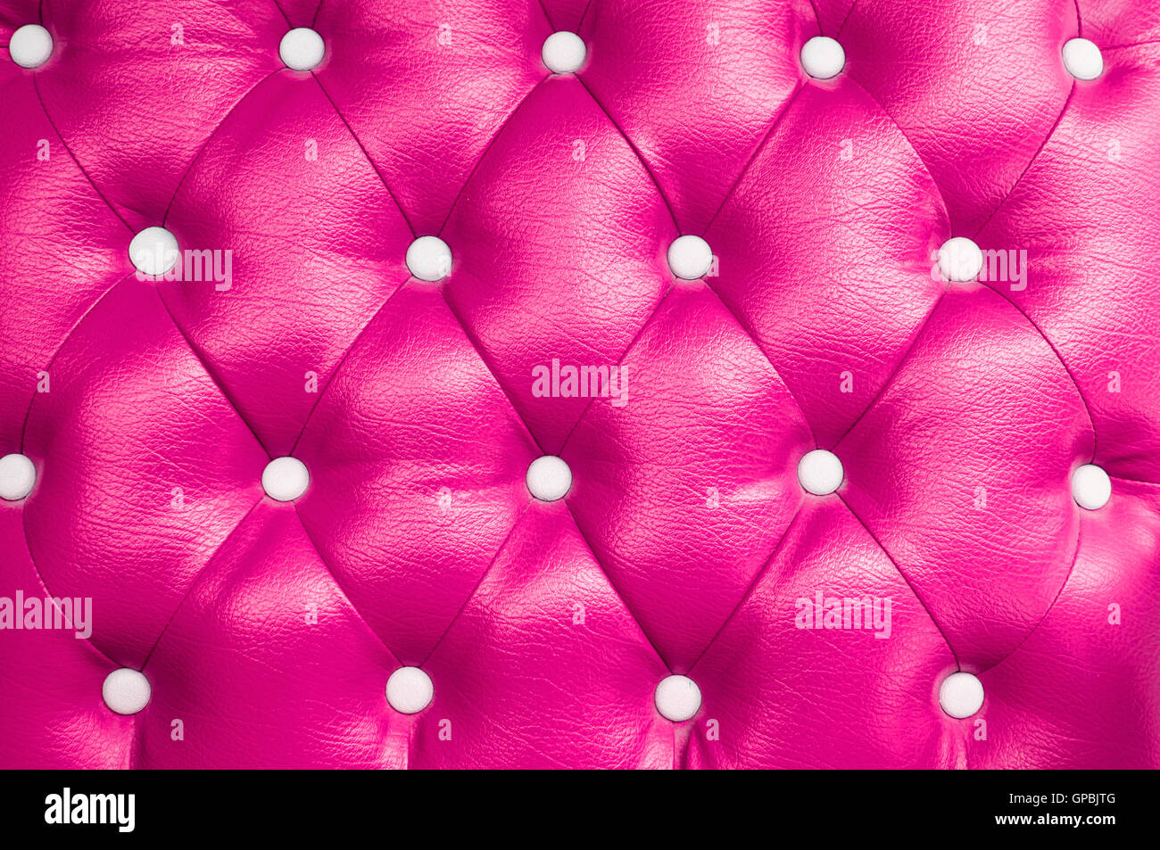 picture of pink genuine leather upholstery Stock Photo - Alamy