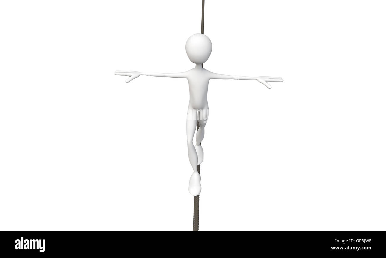 Tightrope art hi-res stock photography and images - Alamy