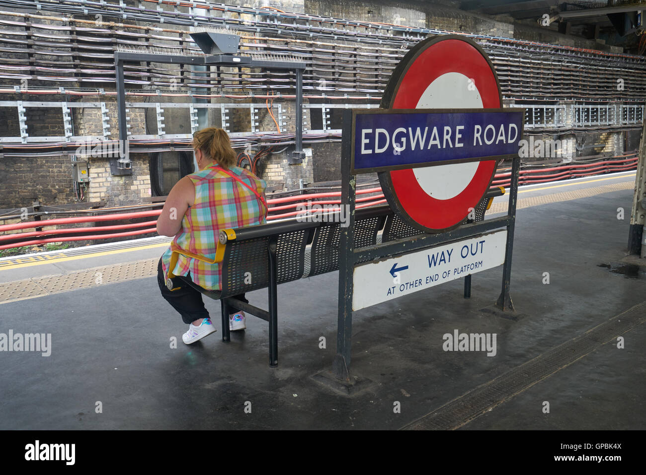 Edgware Road Underground Station Stock Photo - Alamy