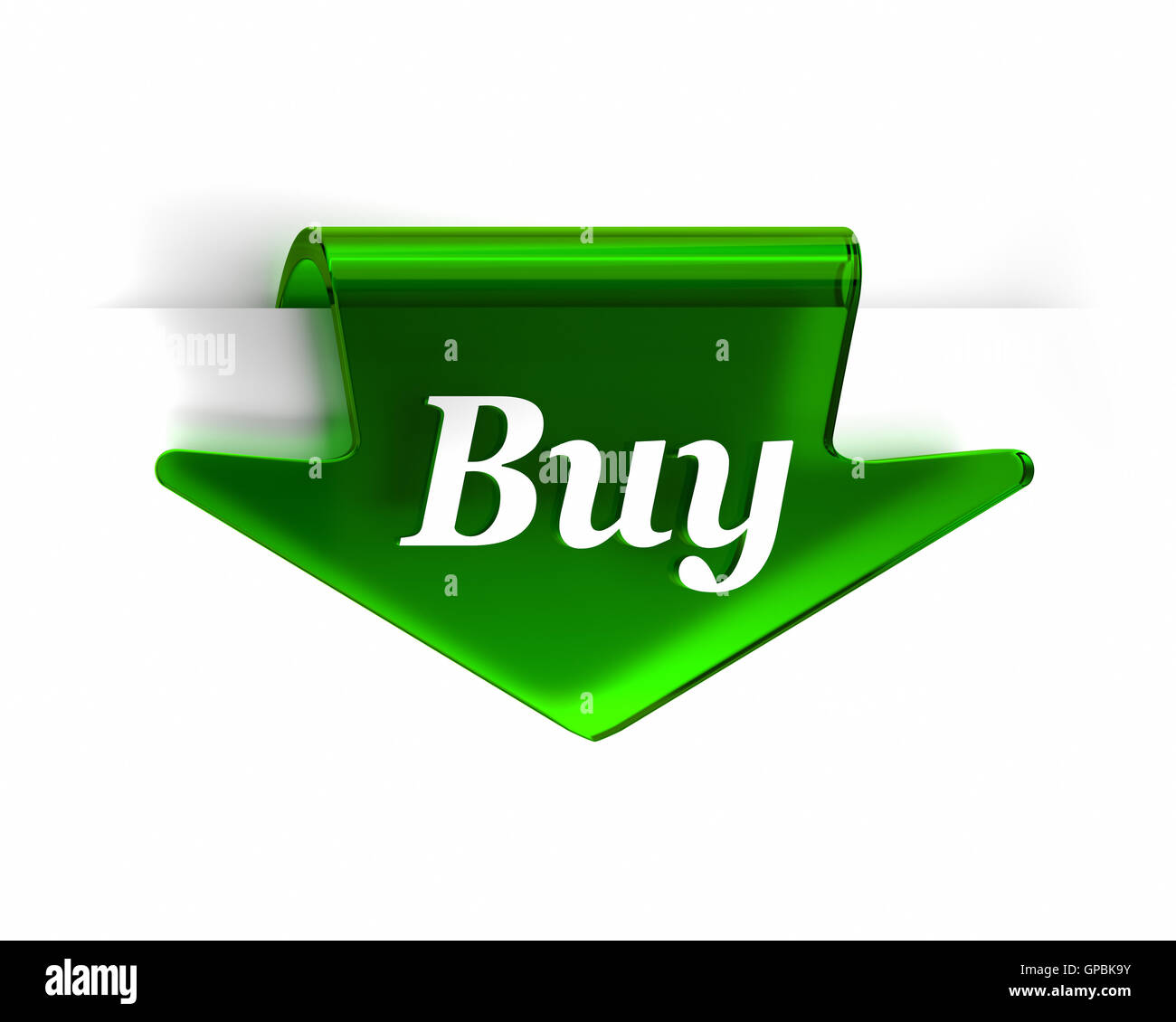 Buy Green Arrow Stock Photo - Alamy