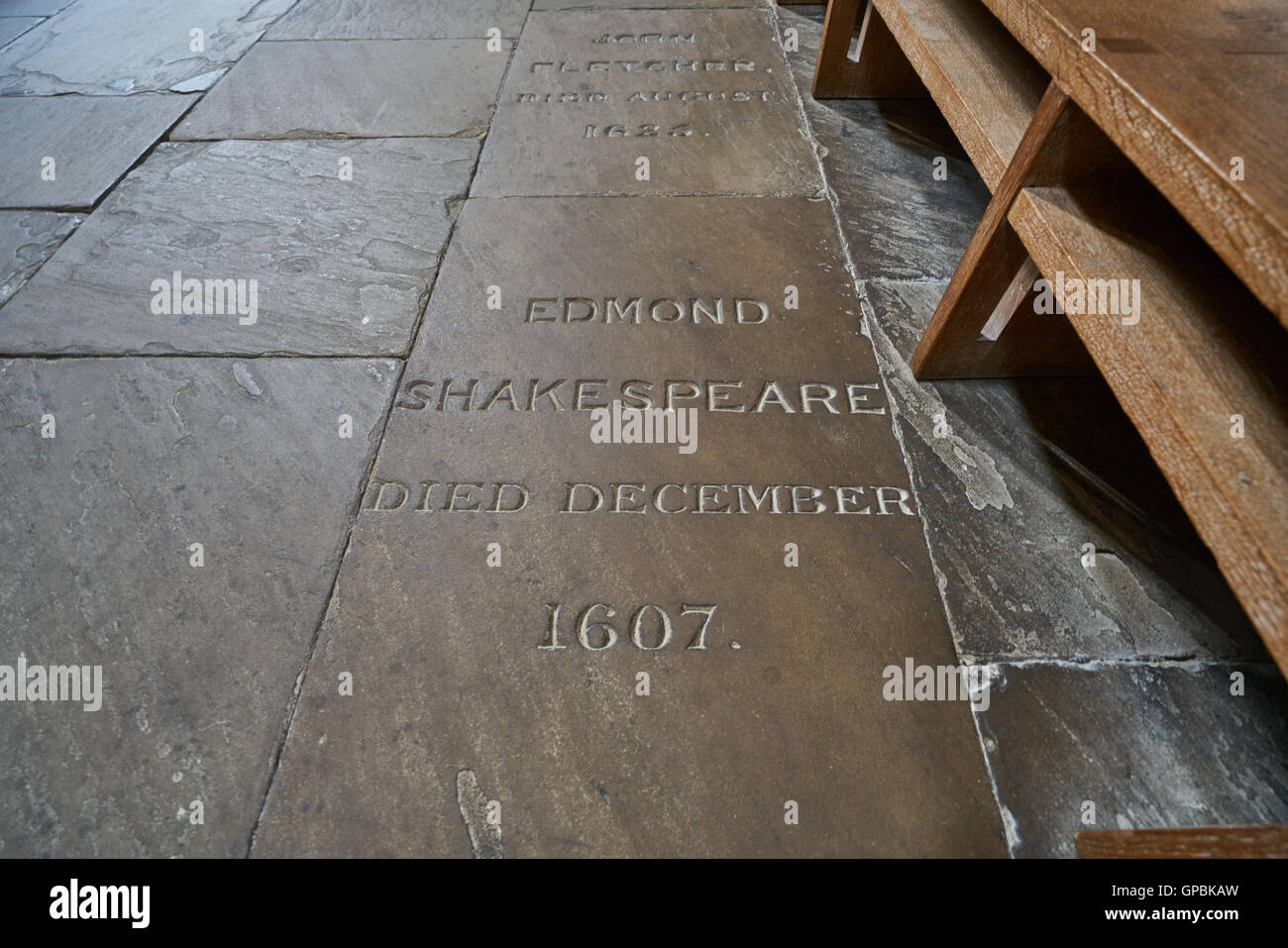Edmond shakespeare grave hi-res stock photography and images - Alamy