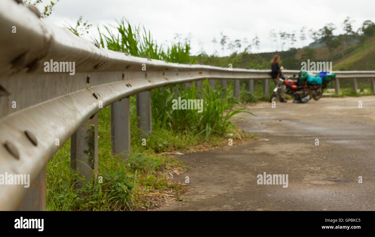 Road roadside guide rail hi-res stock photography and images - Alamy