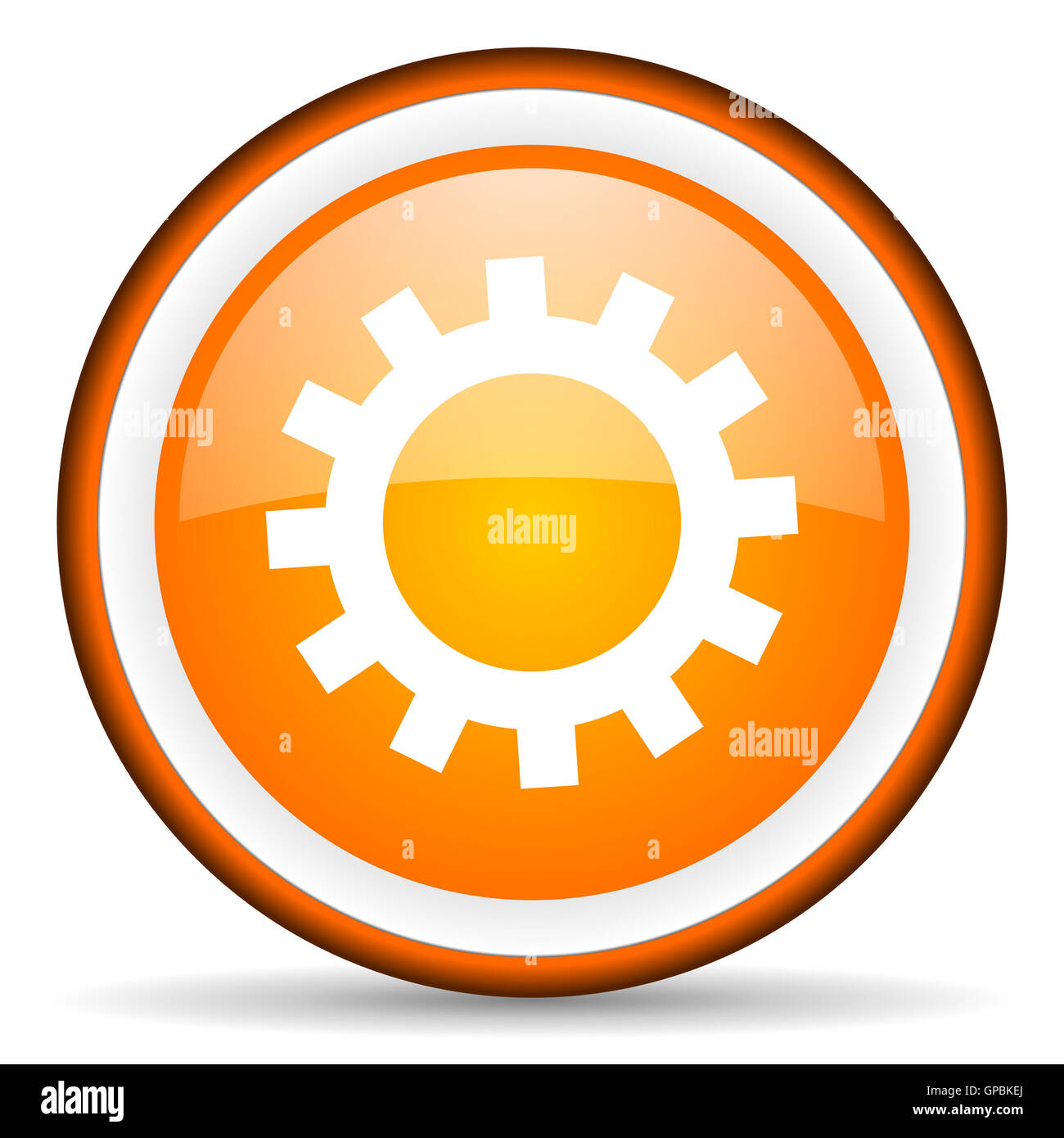 Orange gears hi-res stock photography and images - Alamy