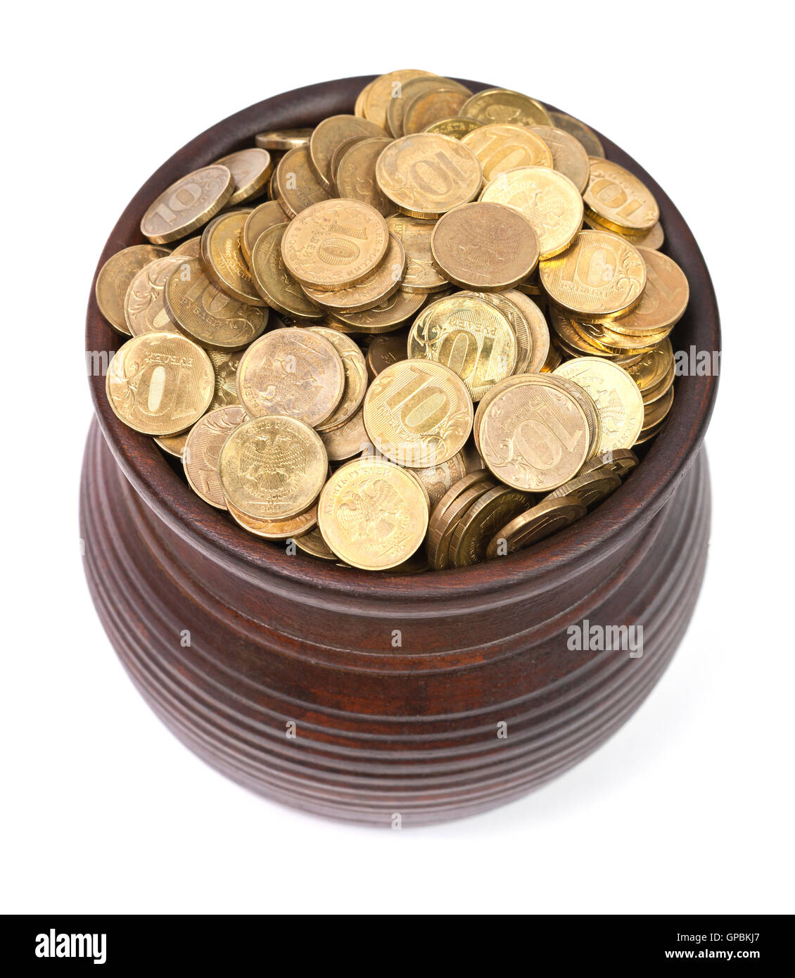 Pot of gold Stock Photo - Alamy