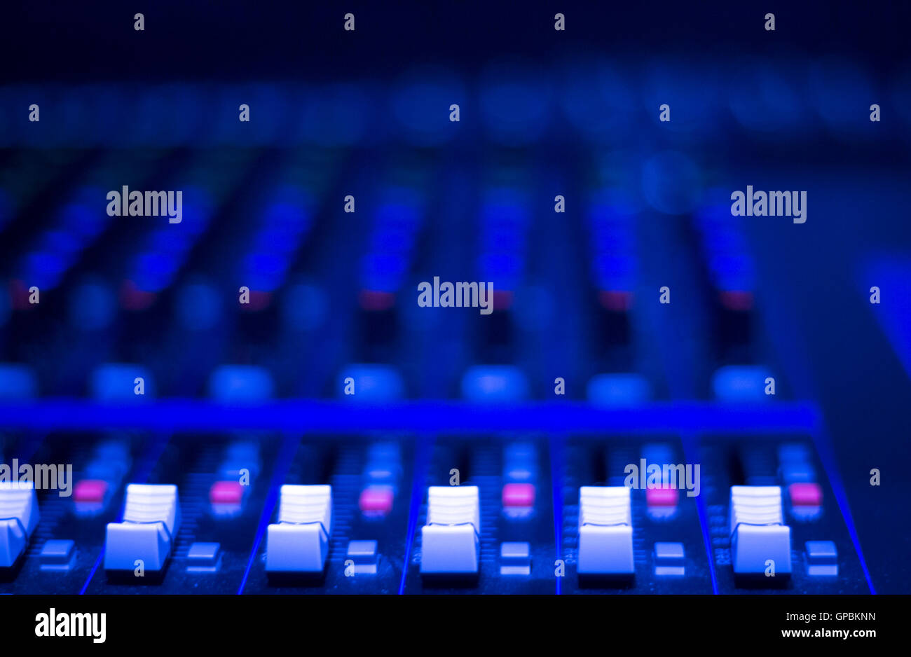 Professional sound recording audio studio digital equipment, amplifier ...