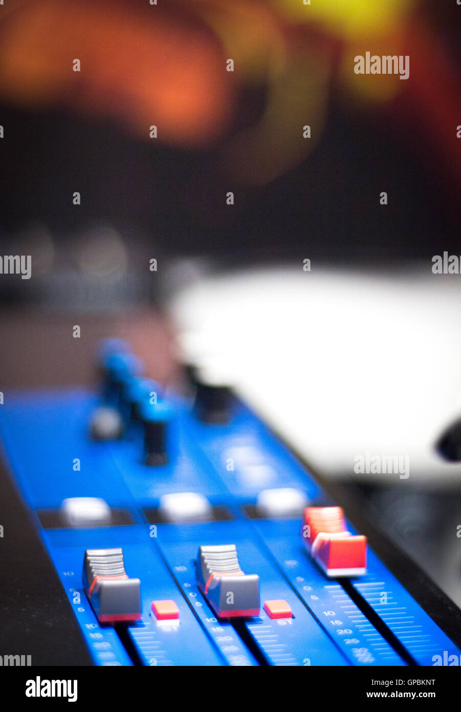 Professional sound recording audio studio digital equipment, amplifier ...