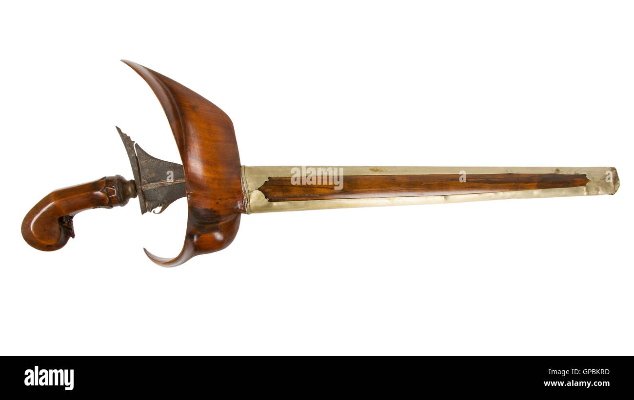 Antique typical Indonesian kris knife Stock Photo - Alamy