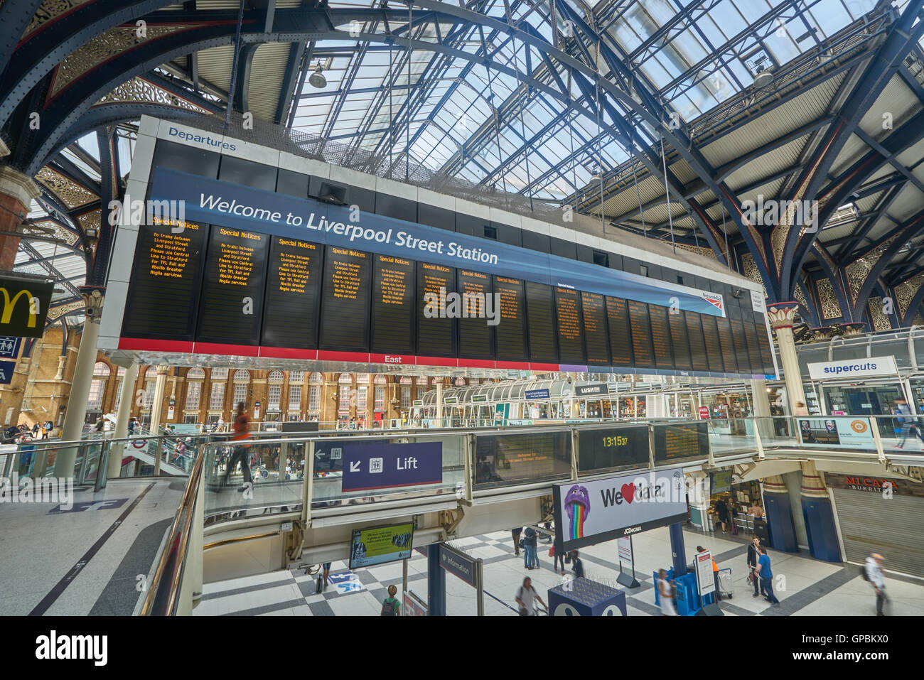 Liverpool St Station, London Stock Photo - Alamy