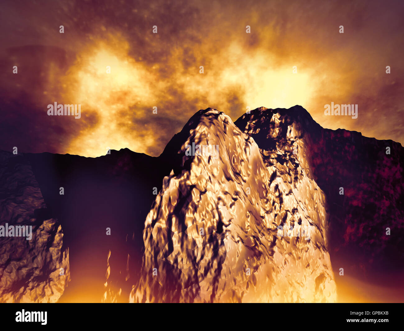 Santorini volcano eruption hi-res stock photography and images - Alamy