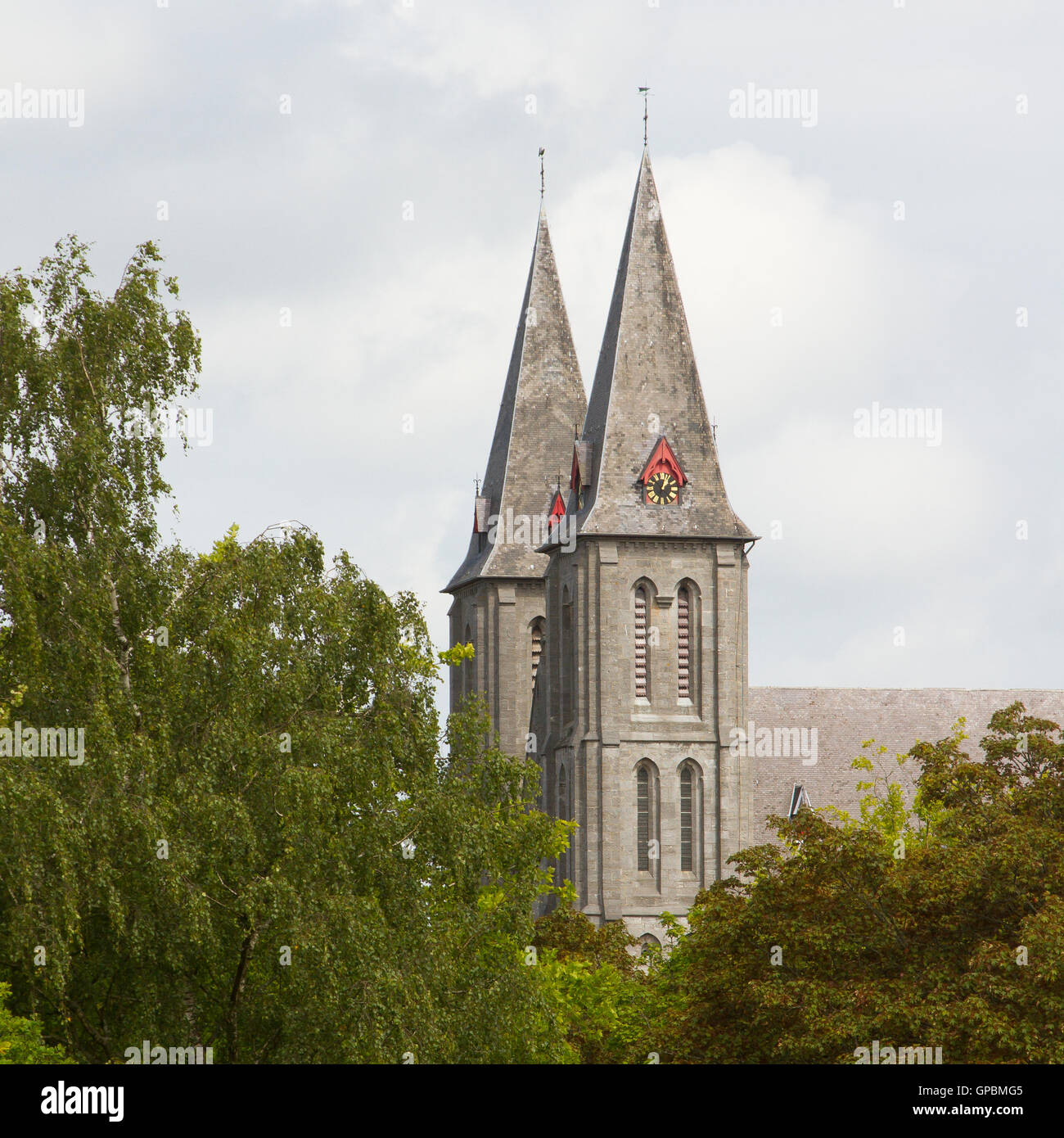 The abbey of Maredsous Stock Photo - Alamy
