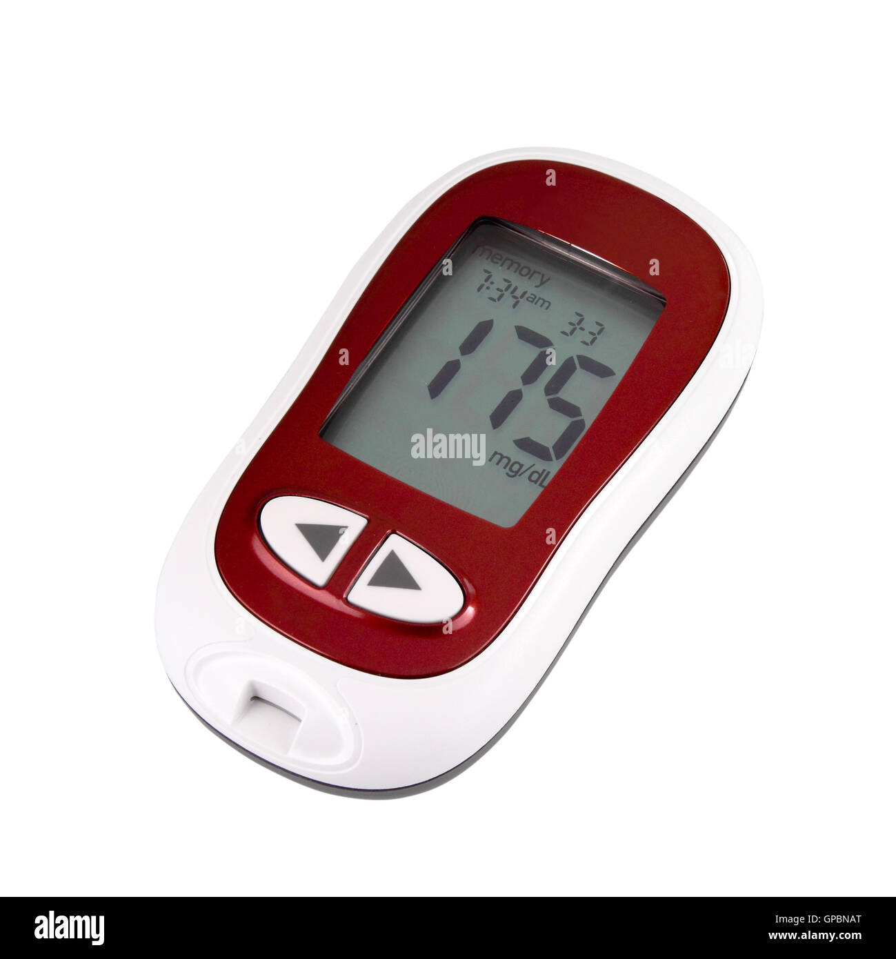 Glucose blood test - really high results Stock Photo - Alamy