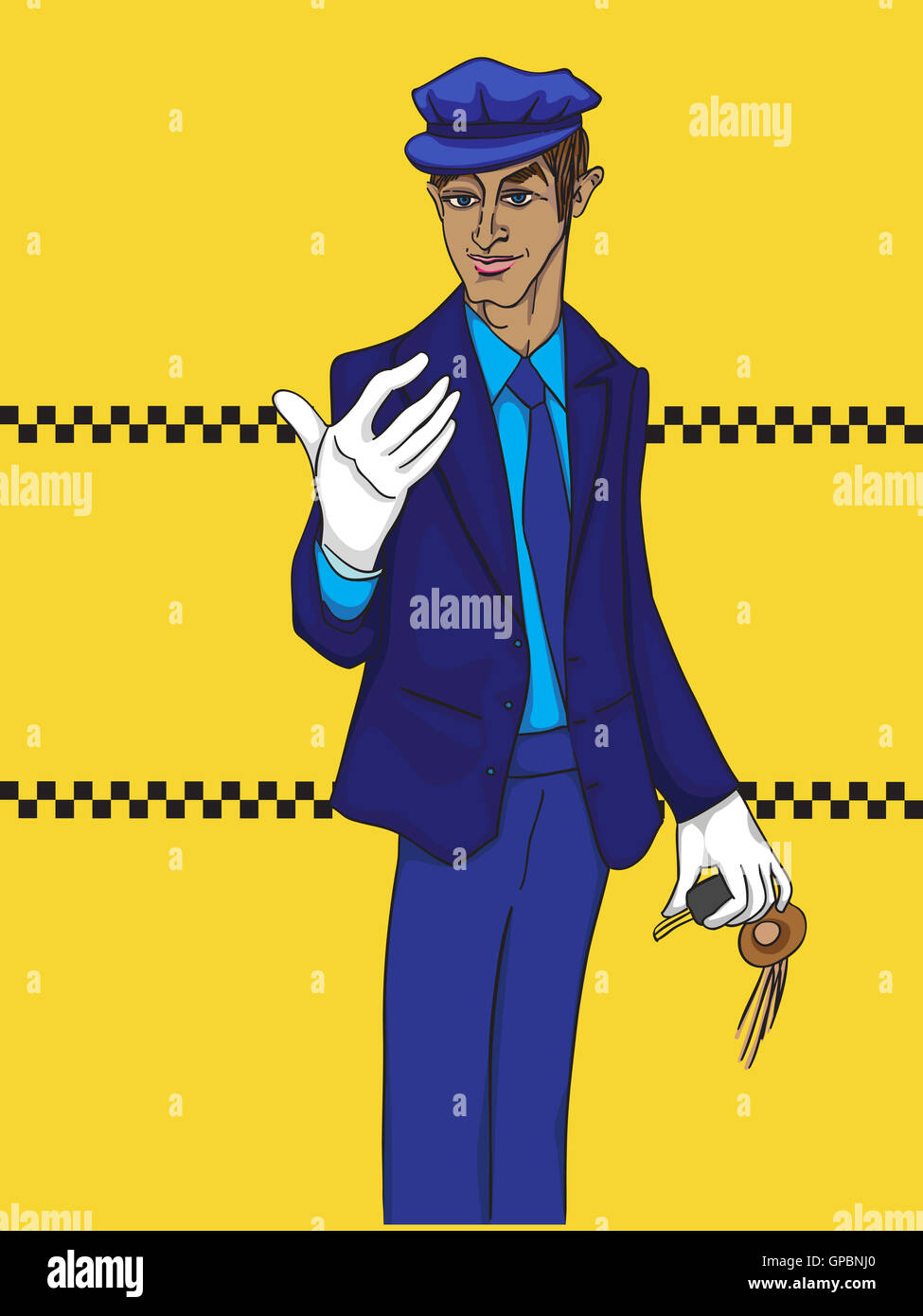 White gloves limo hi-res stock photography and images - Alamy