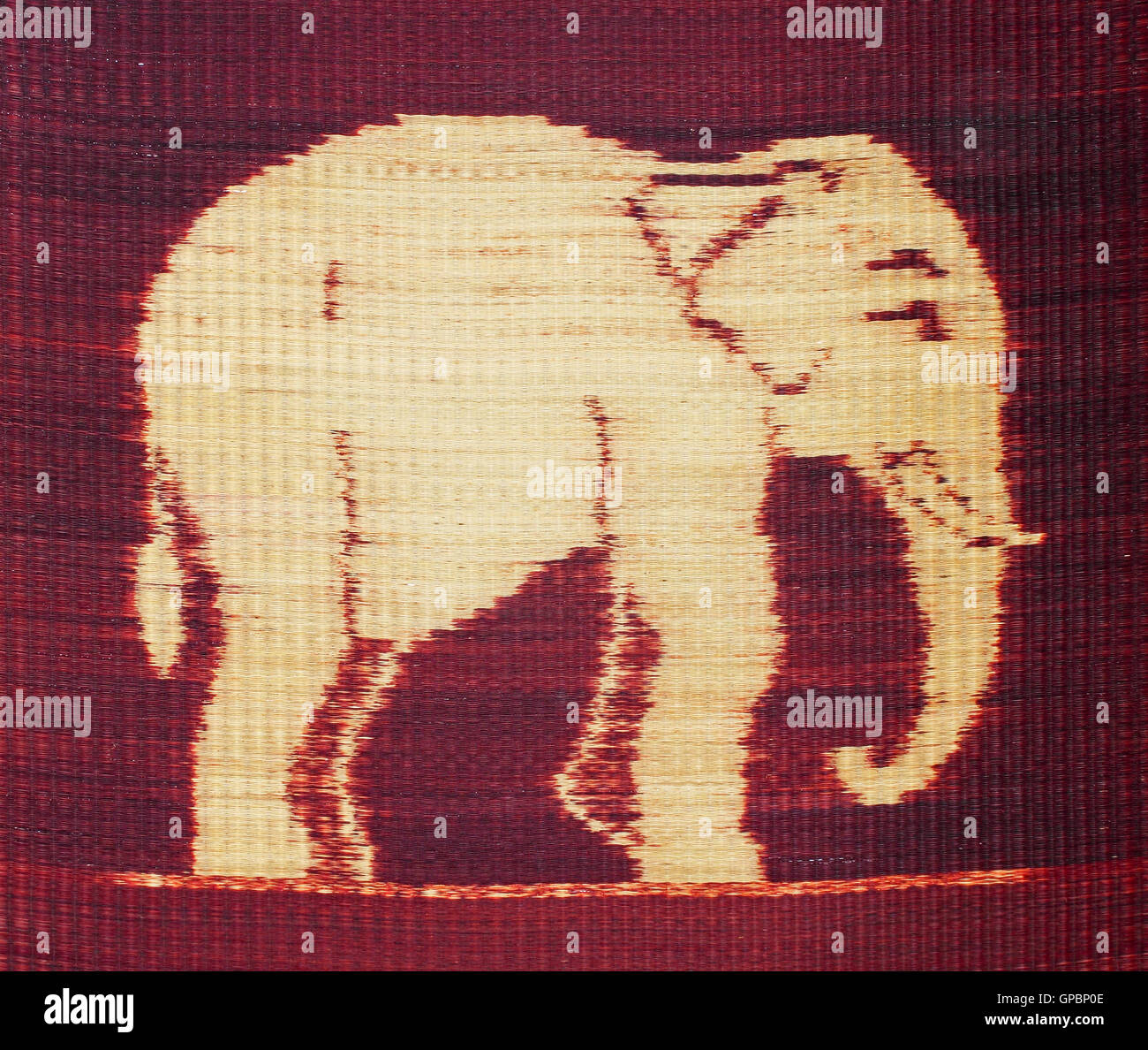 Elephant pattern ot mat texture Stock Photo - Alamy