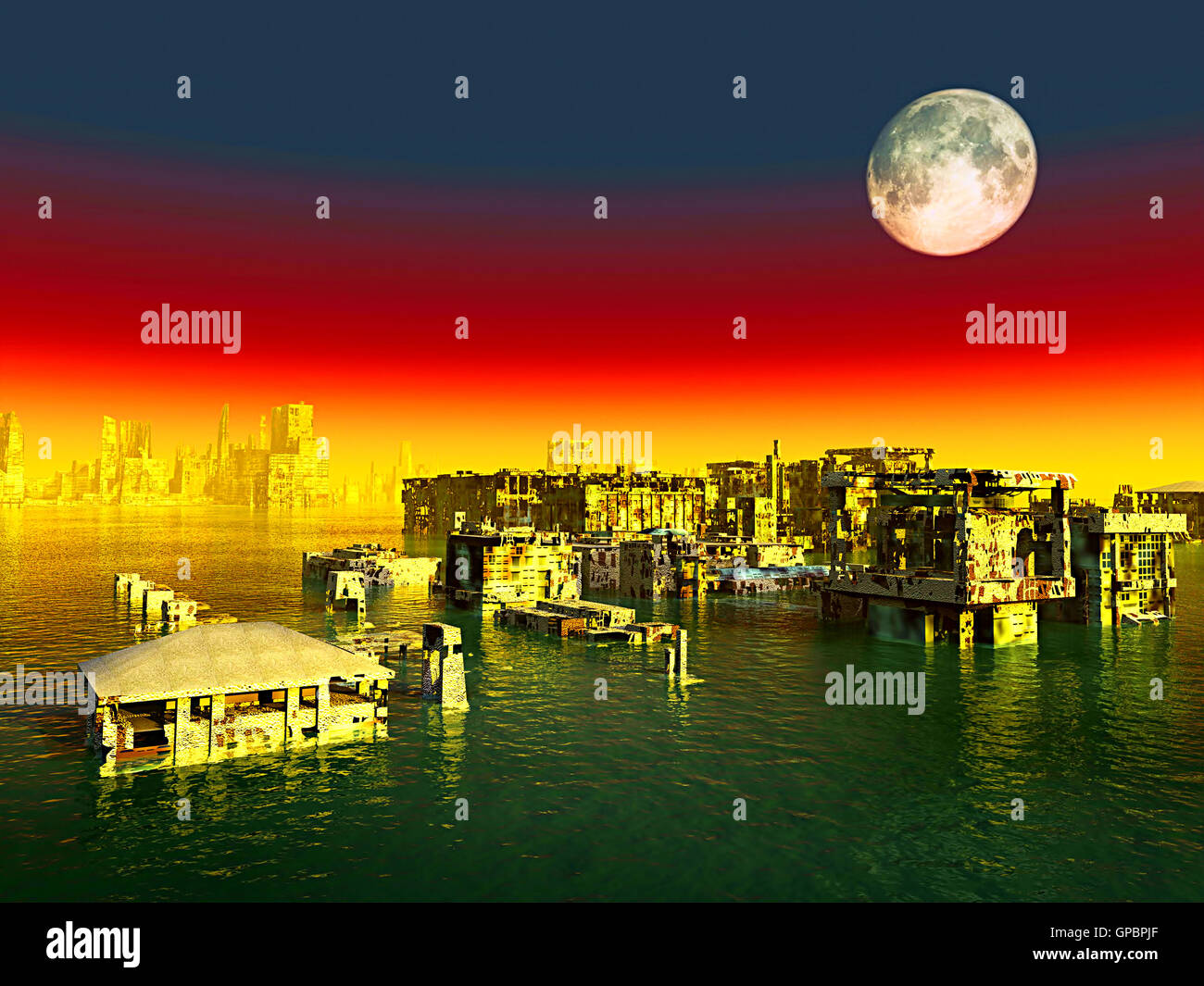 City after war Stock Photo - Alamy