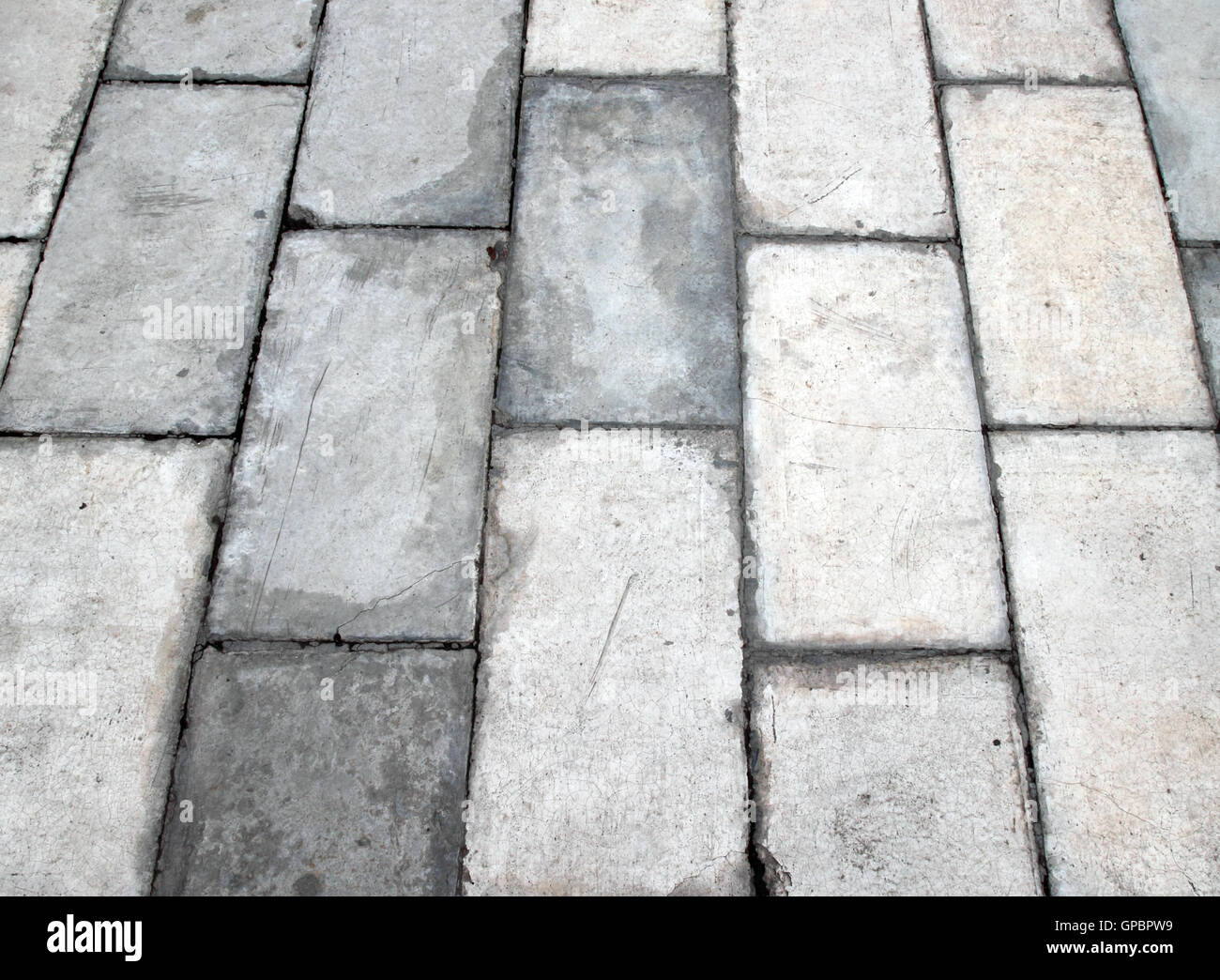 square brick tile walkway background Stock Photo - Alamy