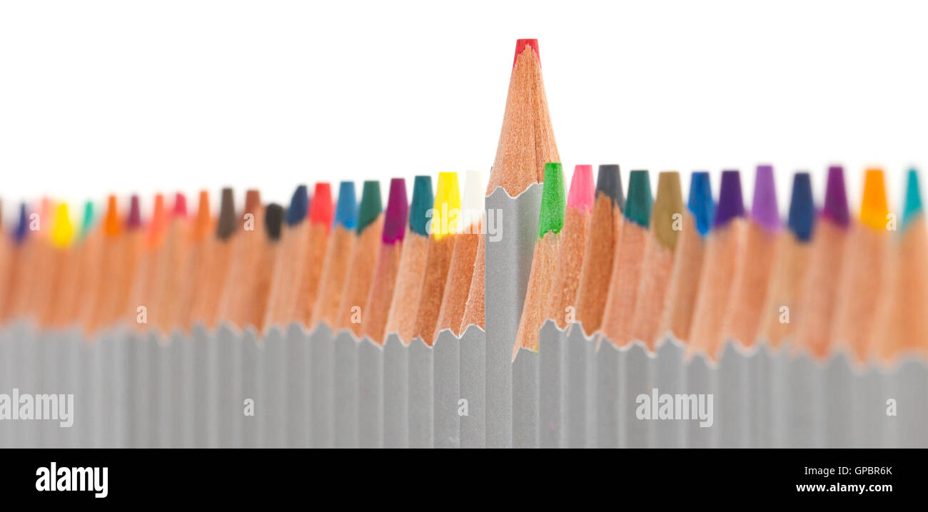 Many different color pencils Stock Photo - Alamy