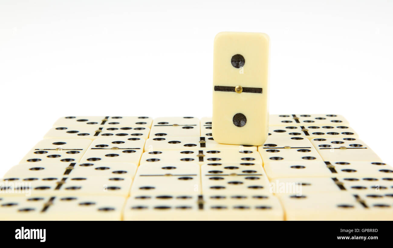 Math domino hi-res stock photography and images - Alamy