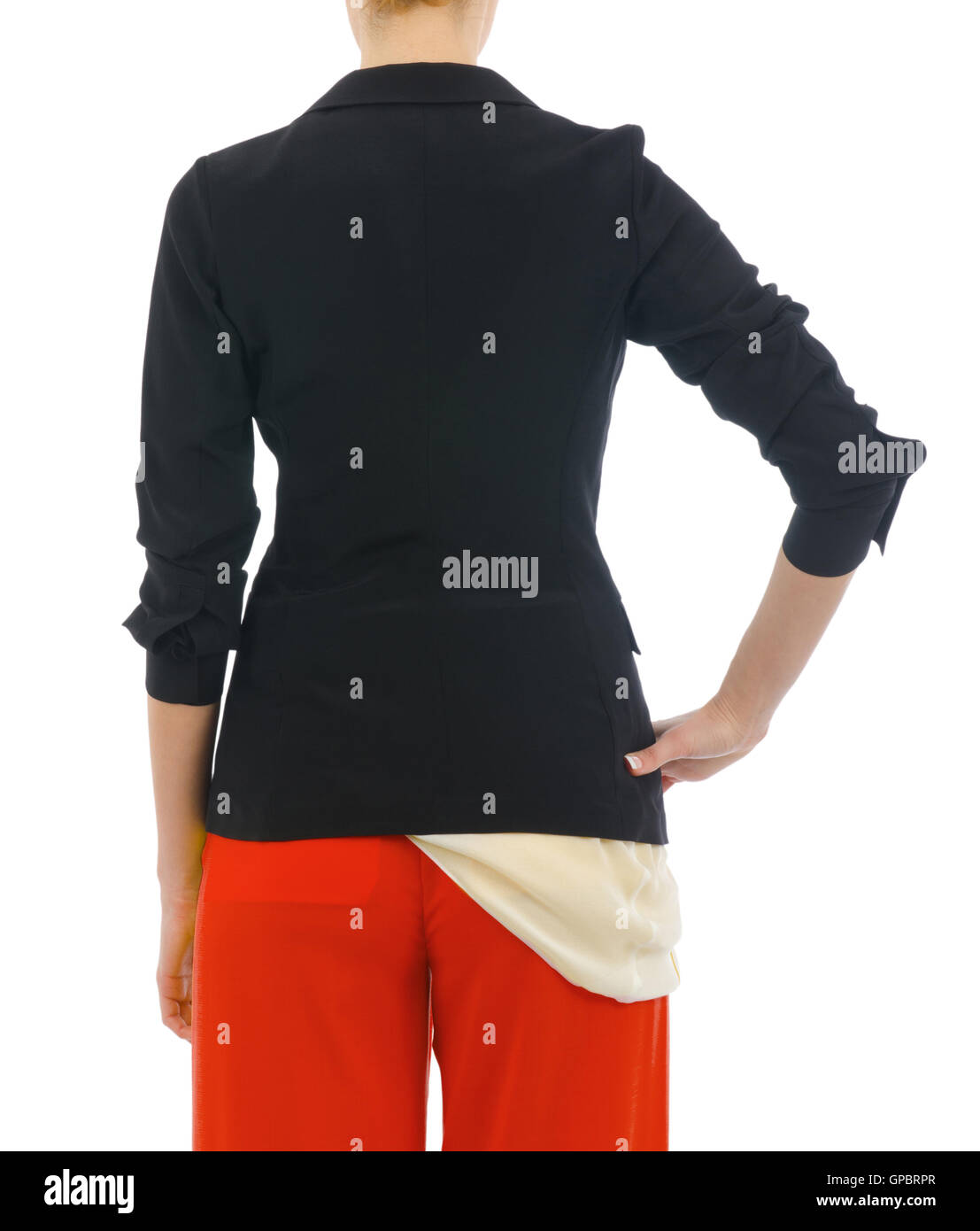 Stylish jacket isolated on model Stock Photo - Alamy