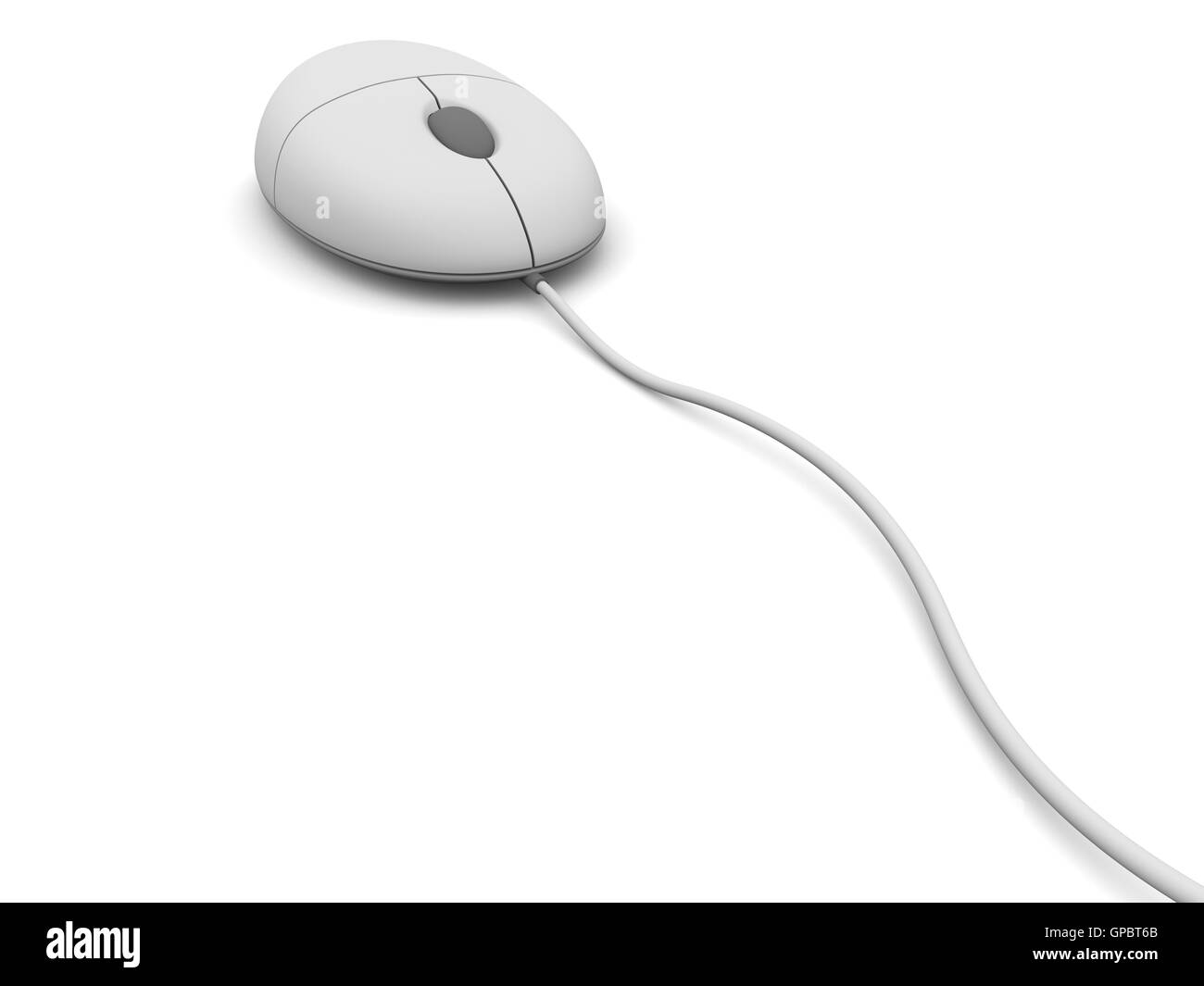 Wire computer mouse Black and White Stock Photos & Images - Alamy