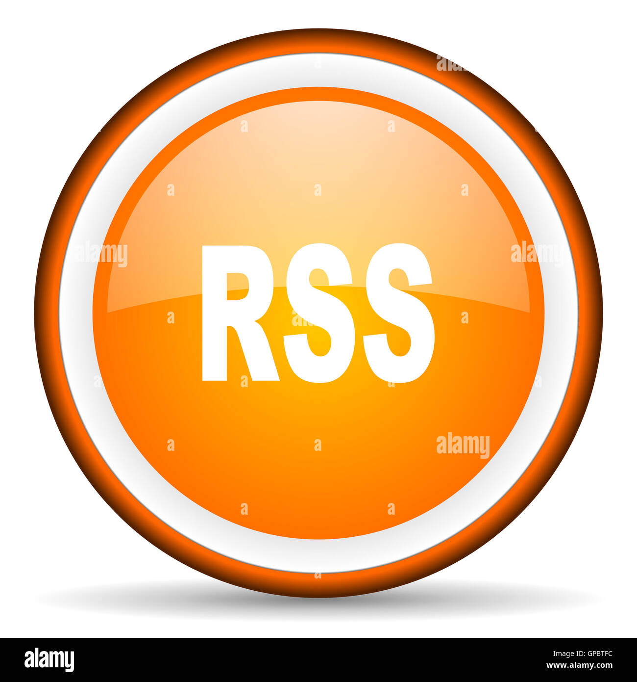White circle button icon hi-res stock photography and images - Alamy