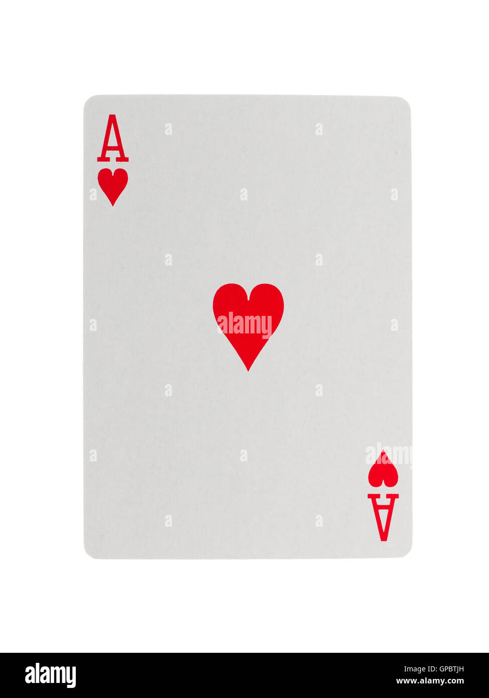 Playing card (ace Stock Photo - Alamy