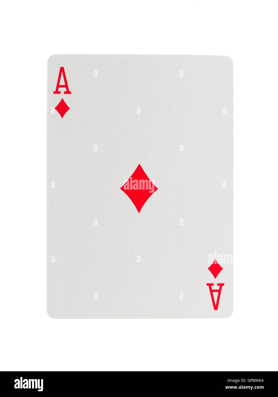 Playing card (ace Stock Photo - Alamy