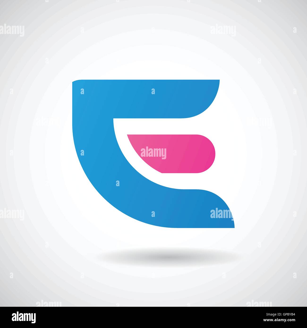 Design Concept of a Colorful Stock Logo Icon of Letter E, Vector ...