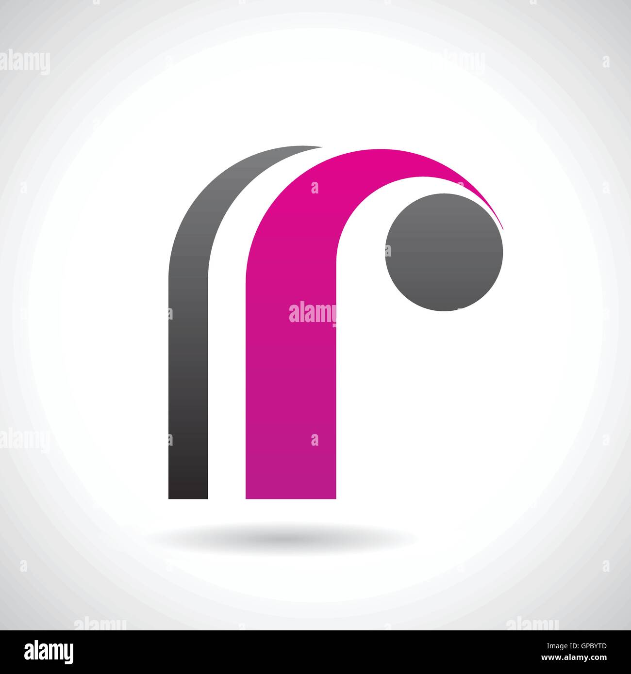 Design Concept of a Colorful Stock Logo Icon of Letter R, Vector ...