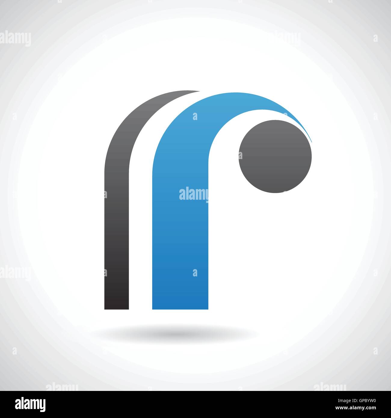 Design Concept of a Colorful Stock Logo Icon of Letter R, Vector ...