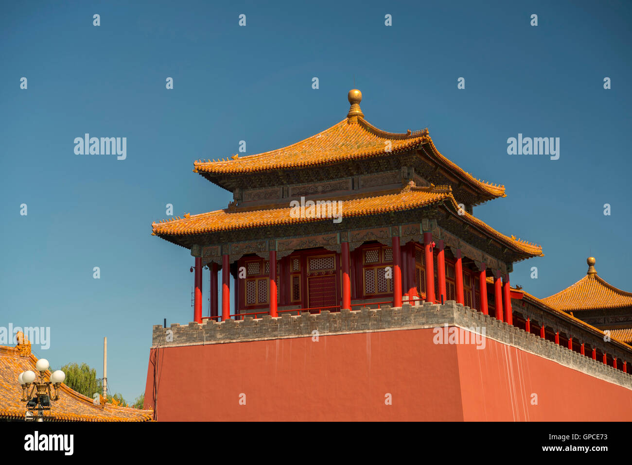 Meridian Gate at Forbidden City in Beijing, China Stock Photo - Alamy