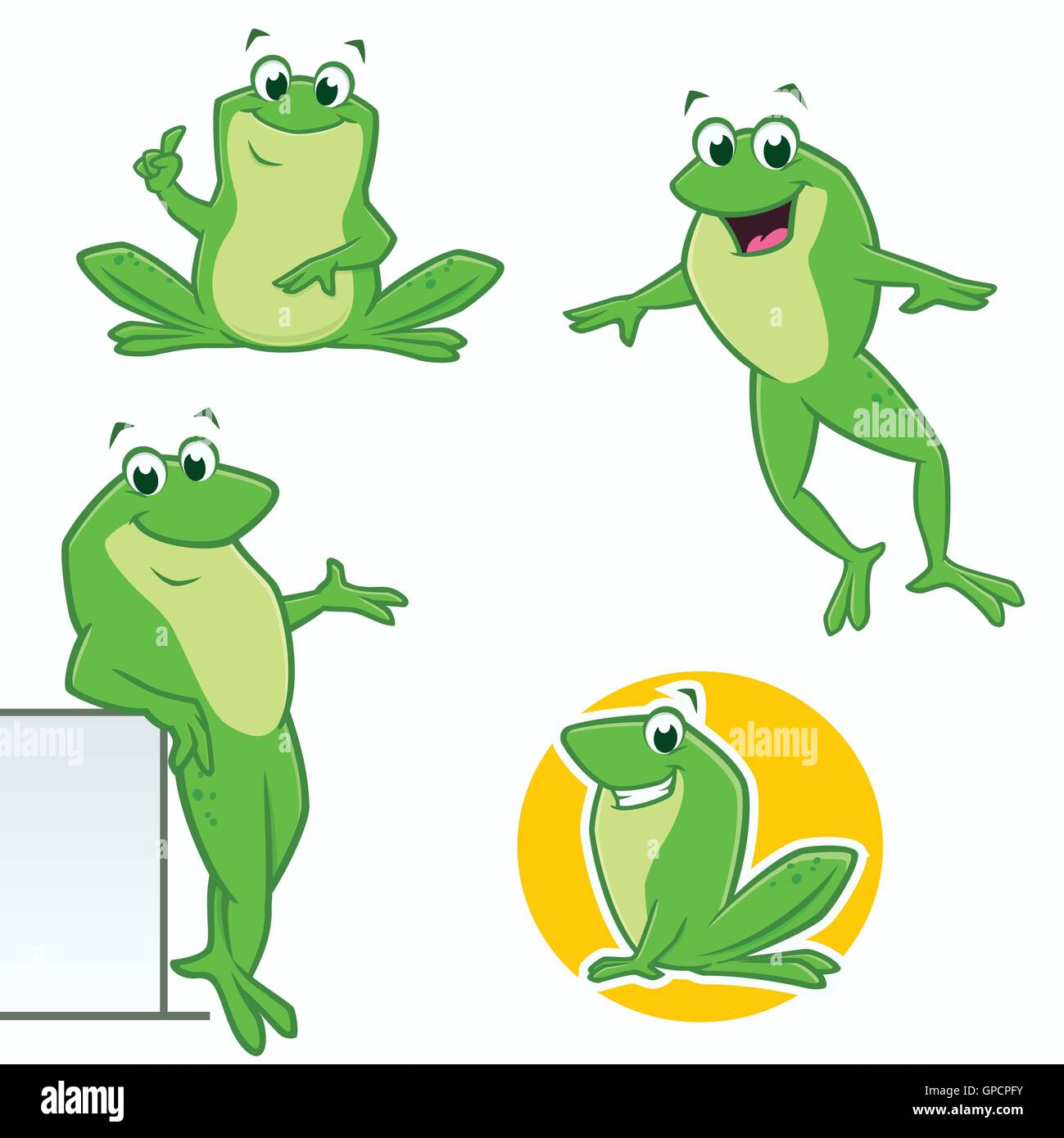 Cartoon frog hi-res stock photography and images - Alamy