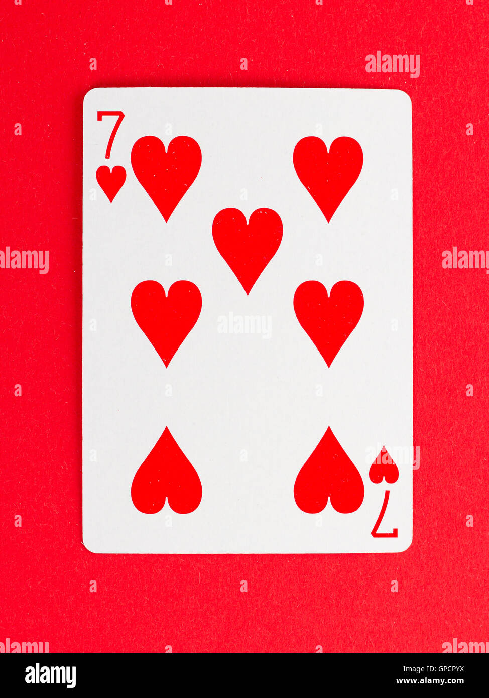 Old playing card (seven Stock Photo - Alamy