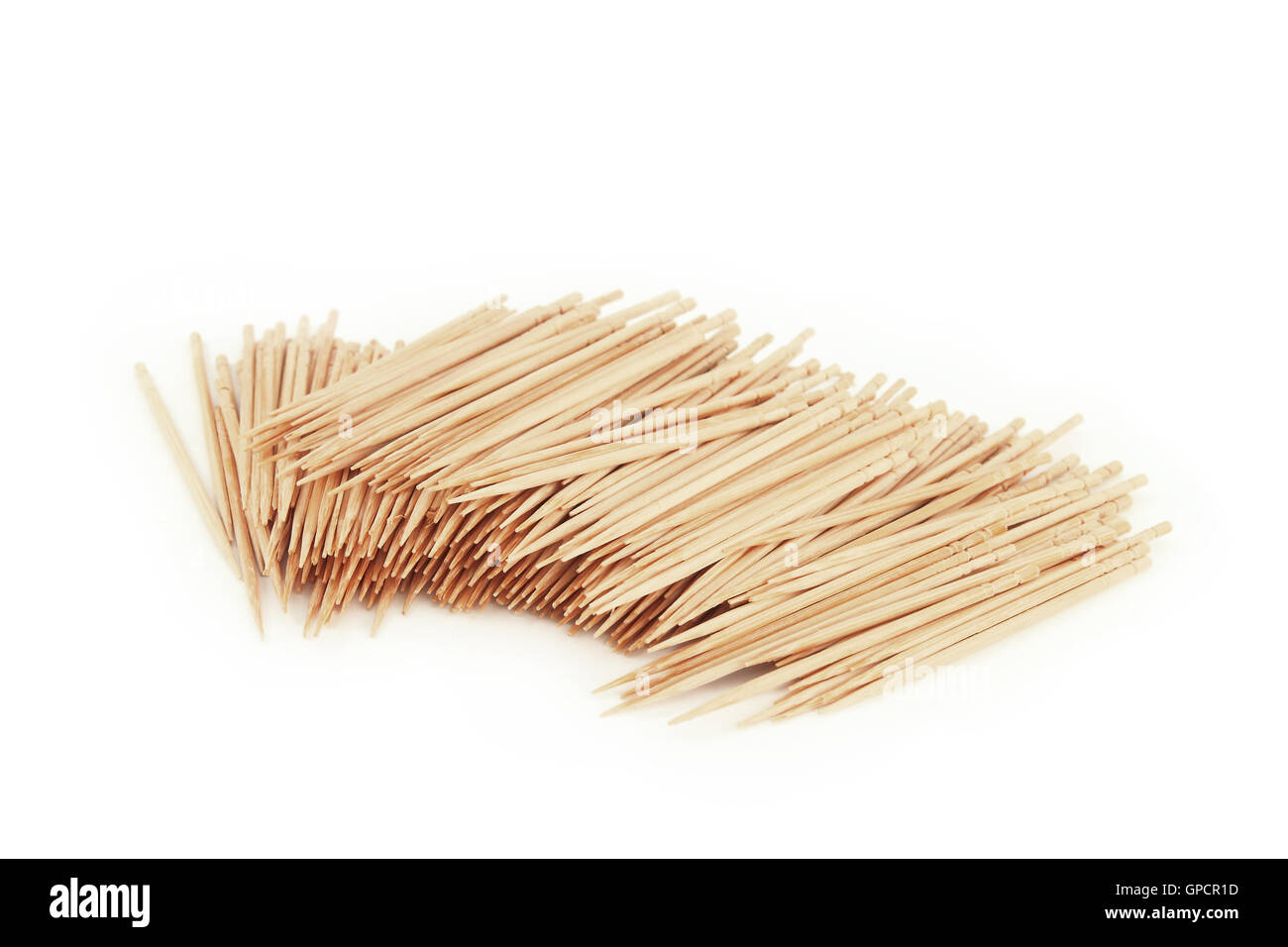 Many toothpick, isolated on white Stock Photo - Alamy