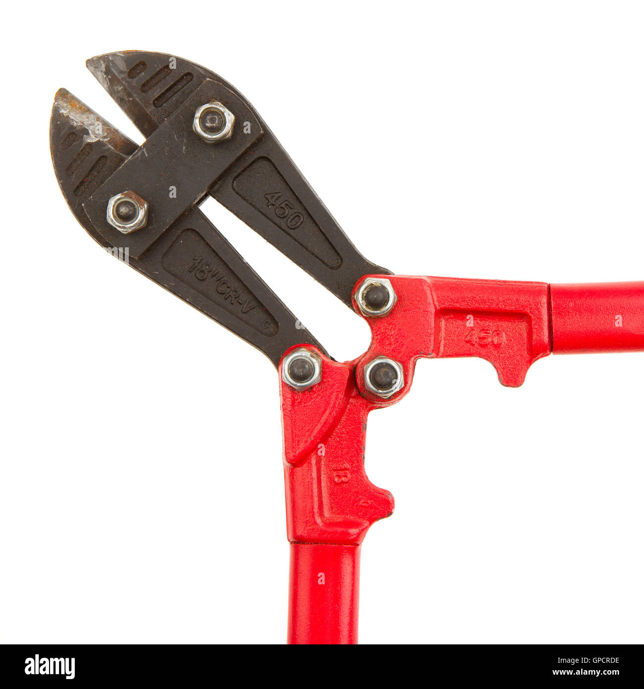 Close-up of a pair of boltcutters Stock Photo - Alamy