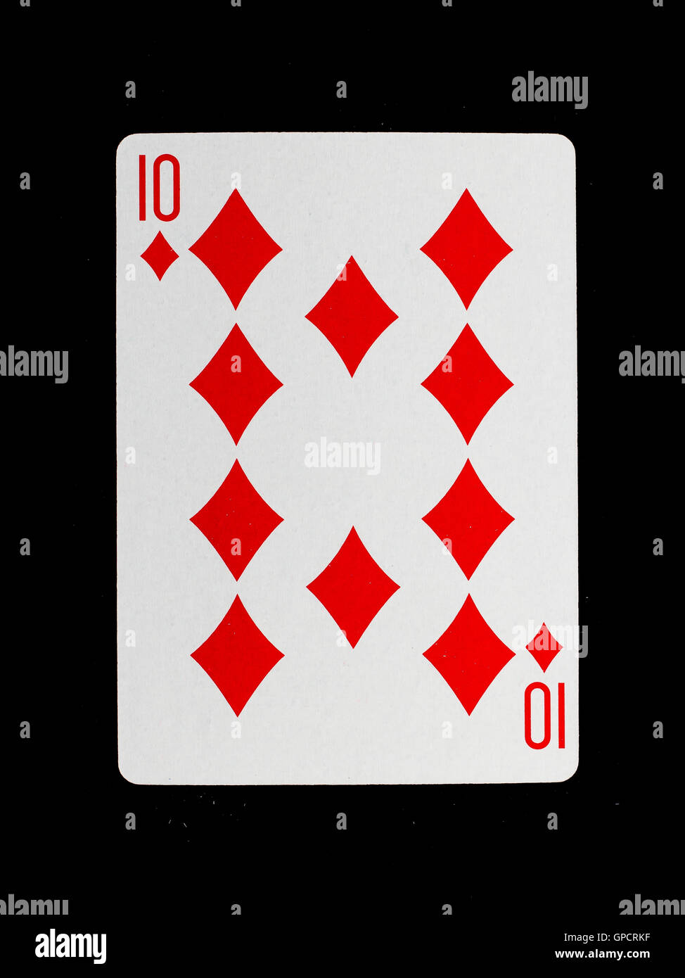 Playing card (ten Stock Photo - Alamy