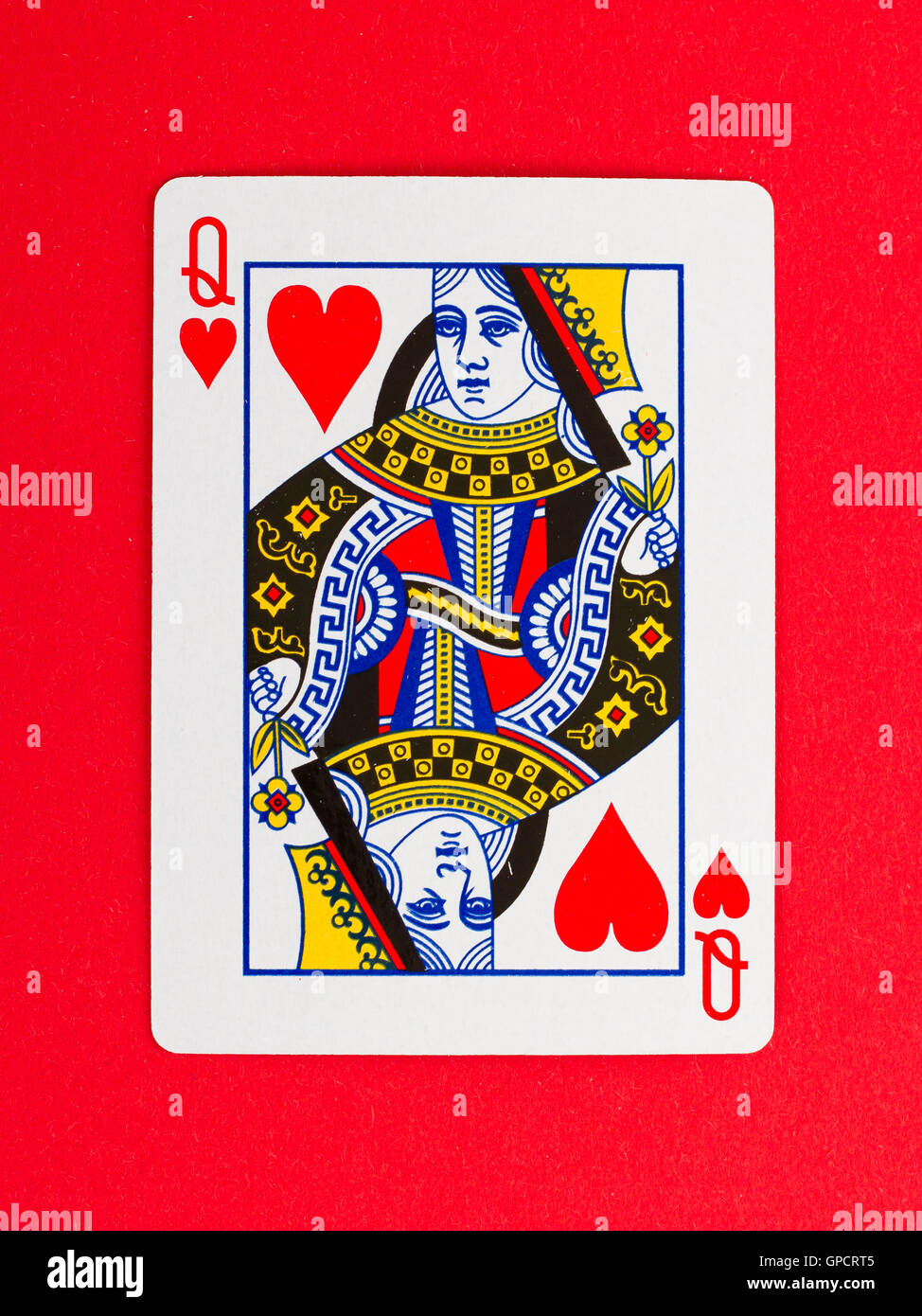 Playing card (queen Stock Photo - Alamy