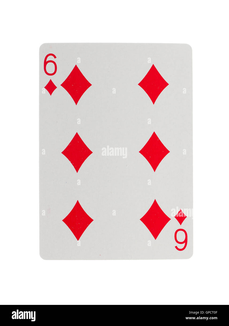 Old playing card (six Stock Photo - Alamy