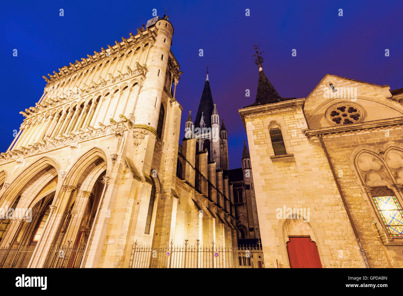 Dijon old town night dijon hi-res stock photography and images - Alamy