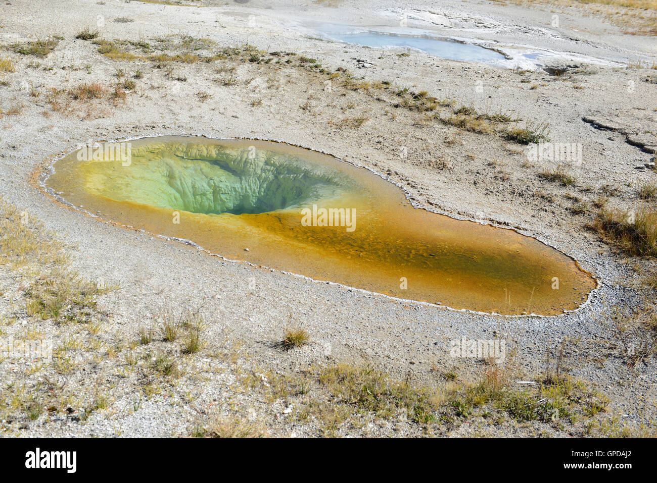 Geothermal activity at Yellowstone National Park, Wyoming, USA Stock ...