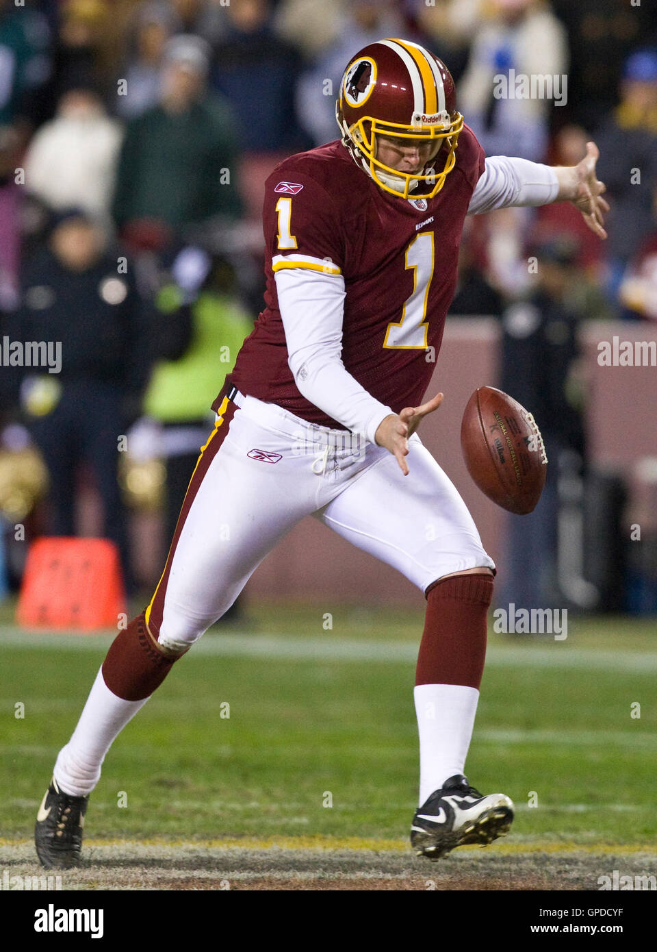 Washington Redskins punter Ryan Plackemeier (1). The Washington ...