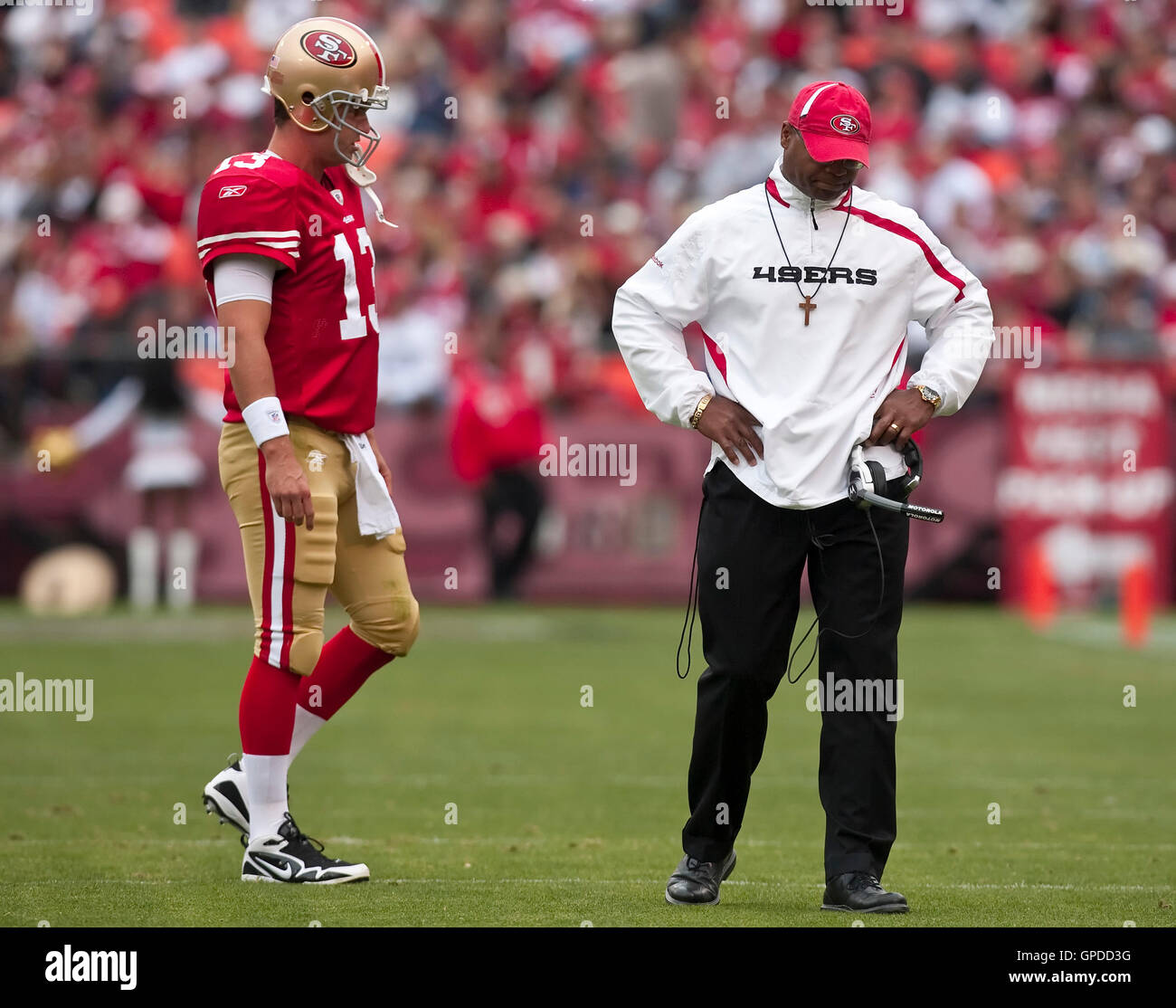 October 11, 2009; San Francisco, CA, USA; San Francisco 49ers head ...