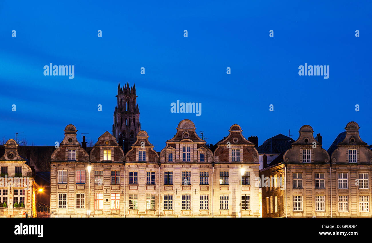 Grand Place in Arras. Arras, Nord-Pas-de-Calais-Picardy, France Stock ...