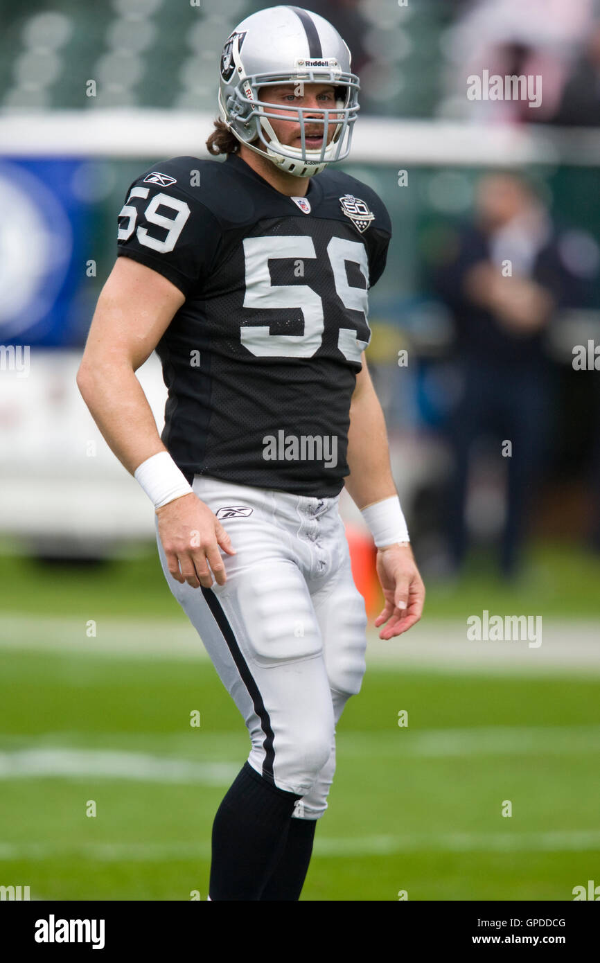 December 13, 2009; Oakland, CA, USA; Oakland Raiders long snapper Jon ...