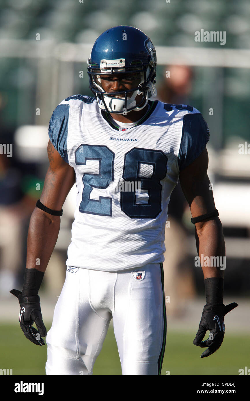 September 2, 2010; Oakland, CA, USA; Seattle Seahawks cornerback Walter ...