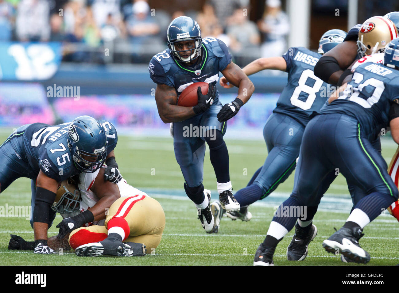 Seahawks running back hi-res stock photography and images - Alamy