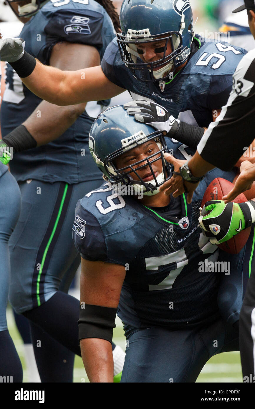 September 26, 2010; Seattle, WA, USA; Seattle Seahawks defensive tackle ...